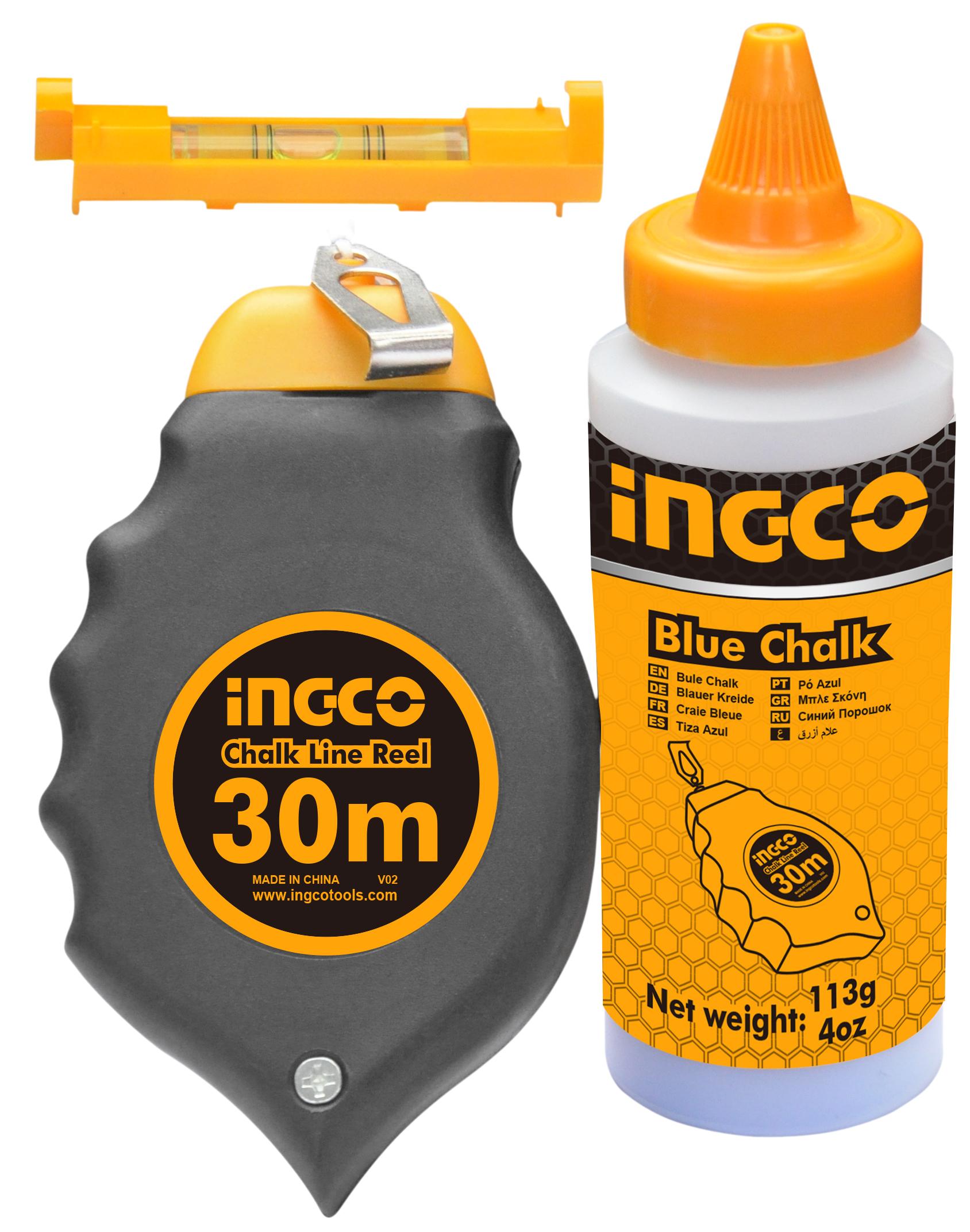 CHOCLA TRAZADOR DE LINEAS 30 MTS INGCO HCLR0130