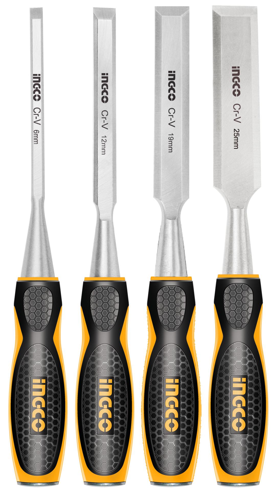 JUEGO 4 FORMONES CARPINTERO INGCO HKTWC0401 PARA MADERA