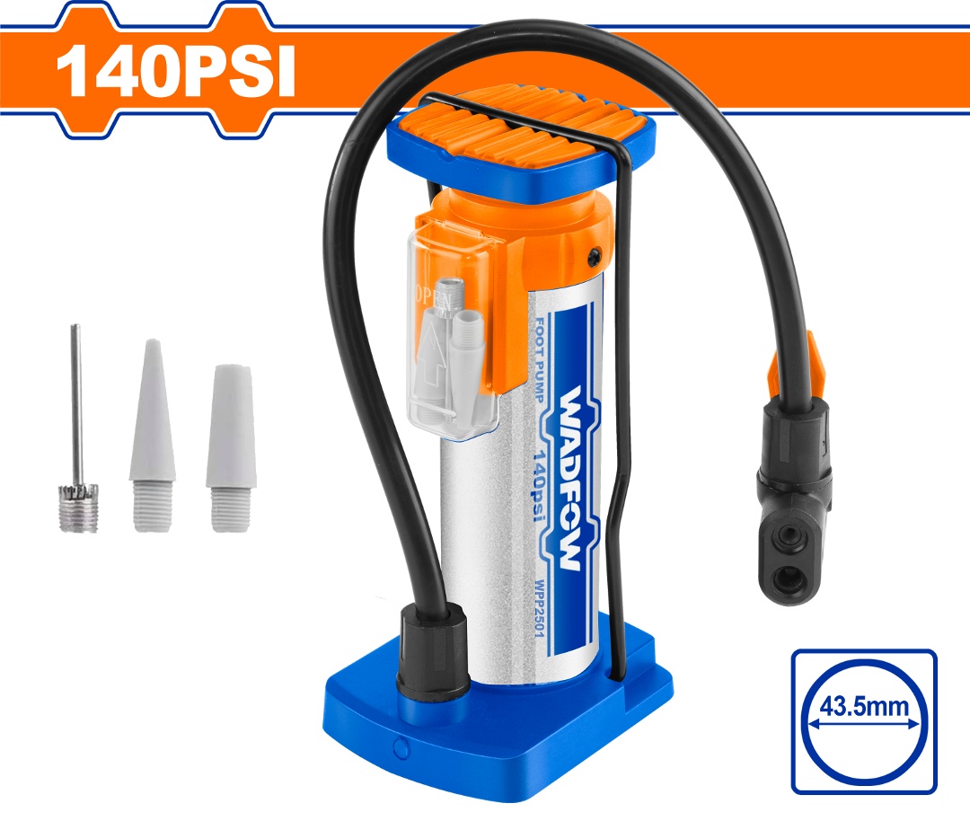INFLADOR DE PIE 140 PSI WADFOW WPP2501