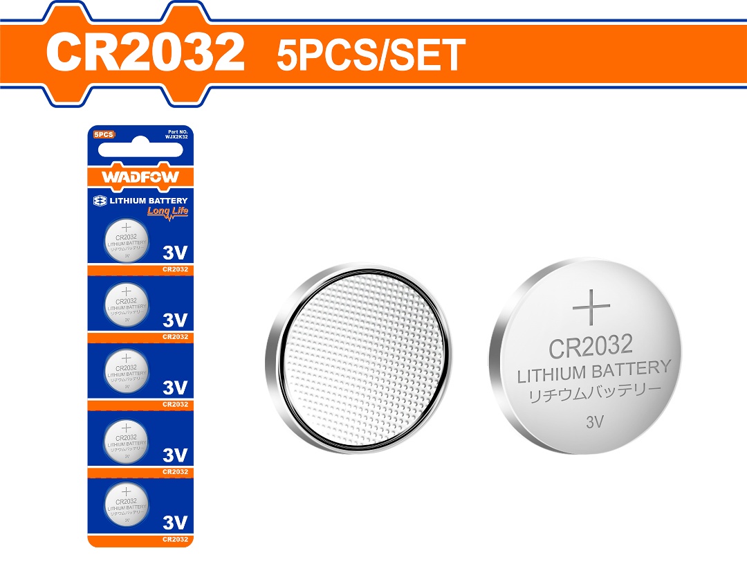 PACK PILA CR2032 3V WADFOW WJX2K32