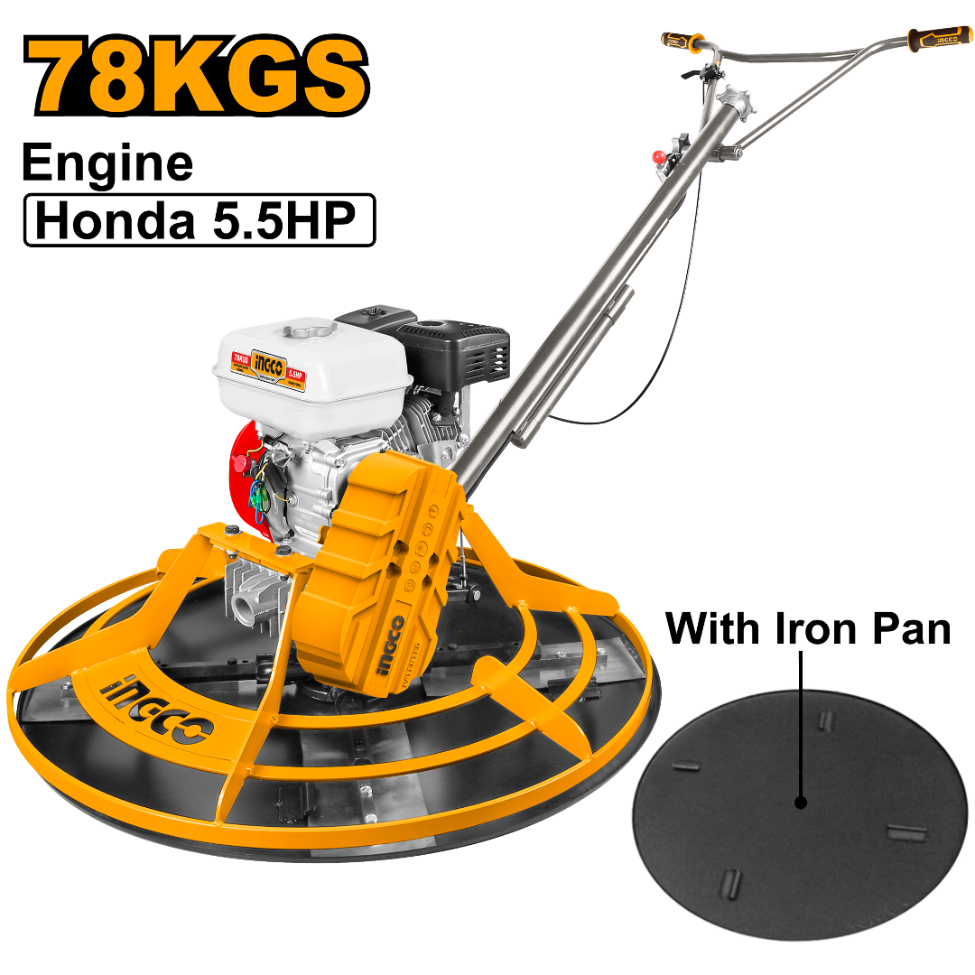 HELICOPTERO 5.5HP 78KG ALISADOR MOTOR HONDA GX160 INGCO GPT361-1 ...