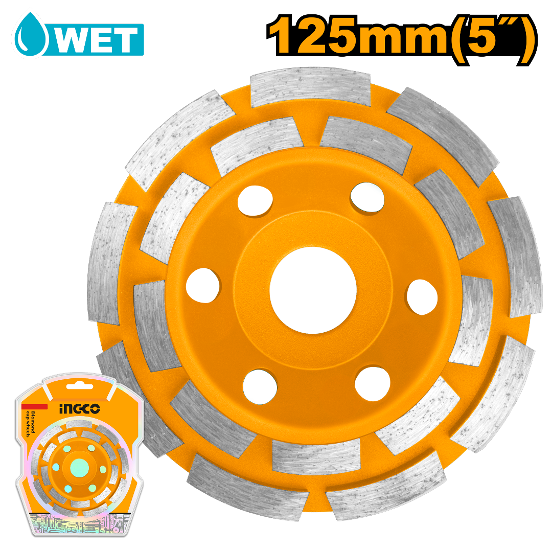 DISCO COPA DESBASTE DIAMANTADO 125MM PARED CGW021251 INGCO
