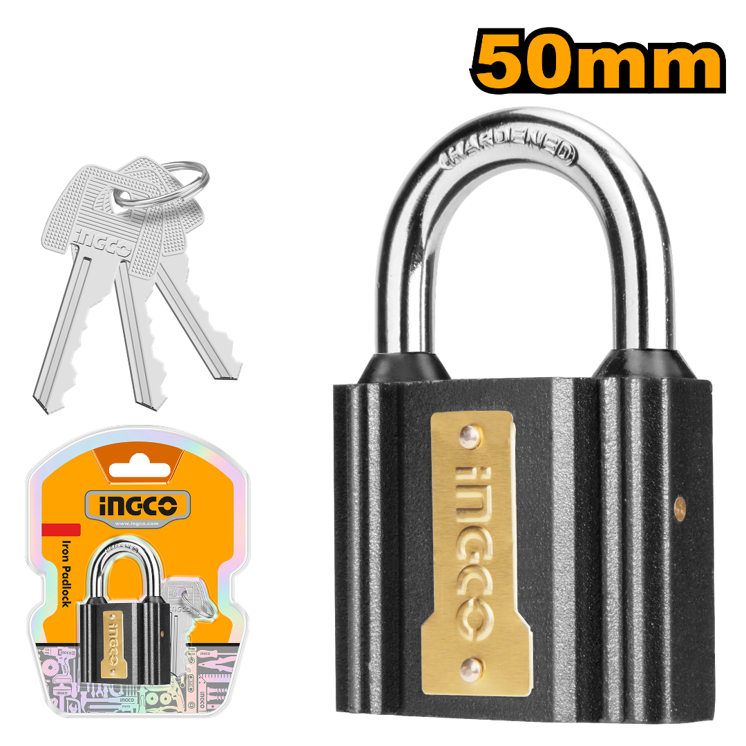 CANDADO HIERRO 50MM INGCO