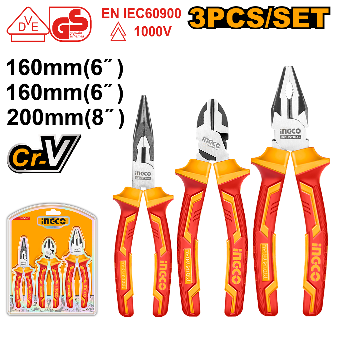 SET 3 PINZAS AISLADAS JUEGO INGO HIKPS28318