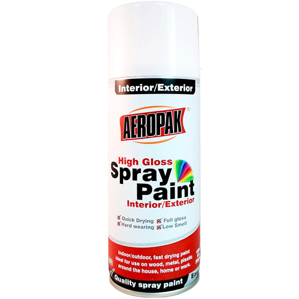 PINTURA SPRAY AEROSOL AEROPAK BLANCO MATE #3 285G/400ML